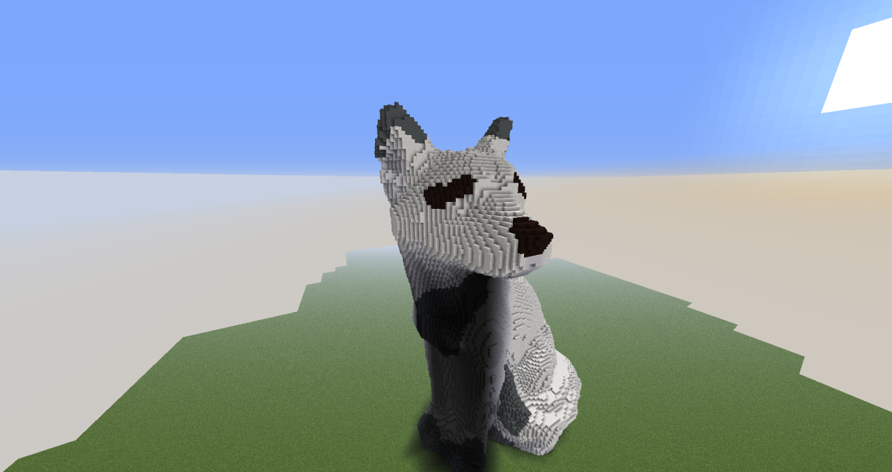 {ORGANICS} The winter Wolf & a Kawaii winter Fox Minecraft Map