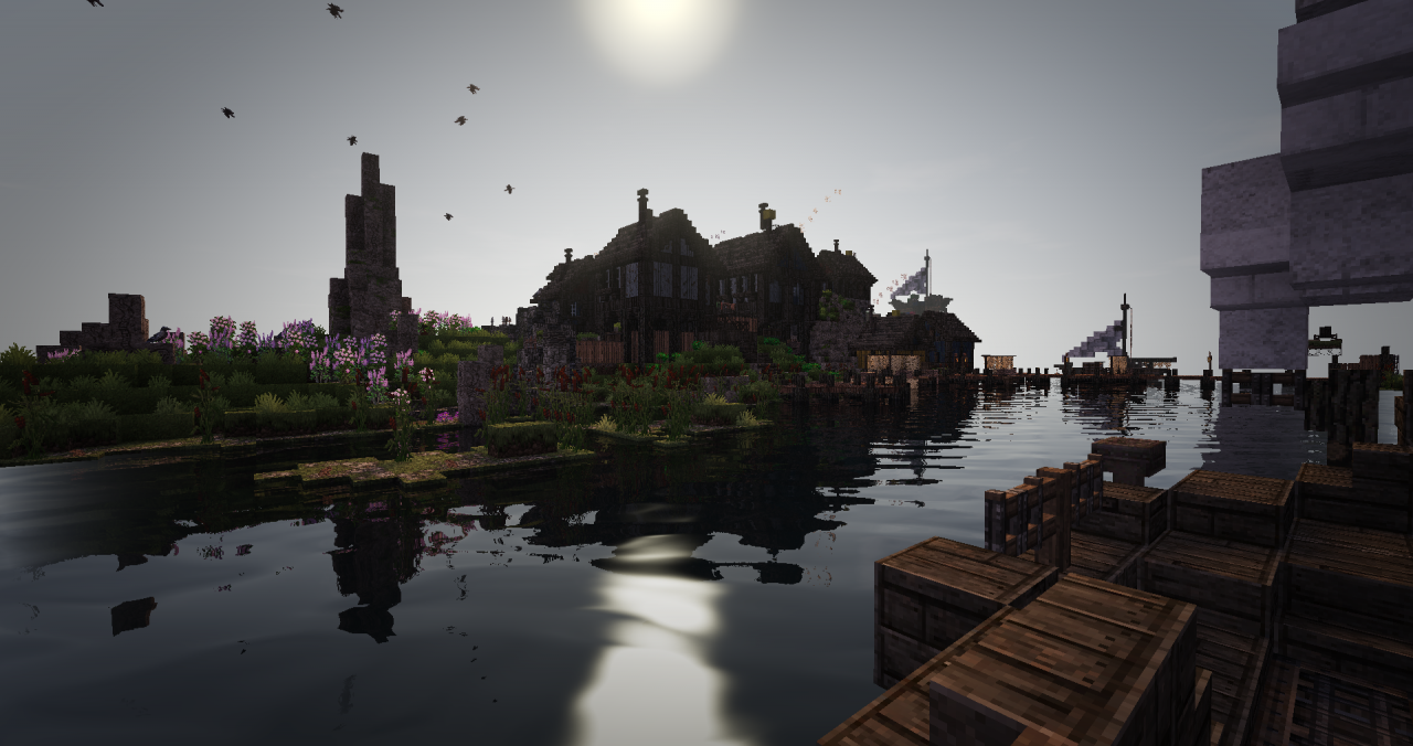 fishing village Minecraft Map