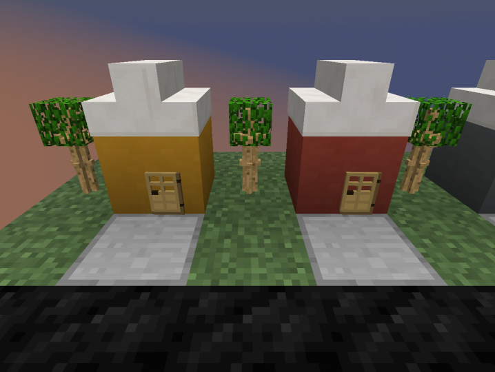 Tiny Town and Mini Nether! Minecraft Map