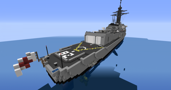 JMSDF AEGIS Destroyer DDG-182 Mirai [Zipang] Minecraft Map