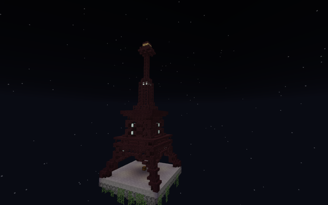 Eiffel Tower at Night by Bagel24 (Chunk Challenge : Solo Build Contest ...