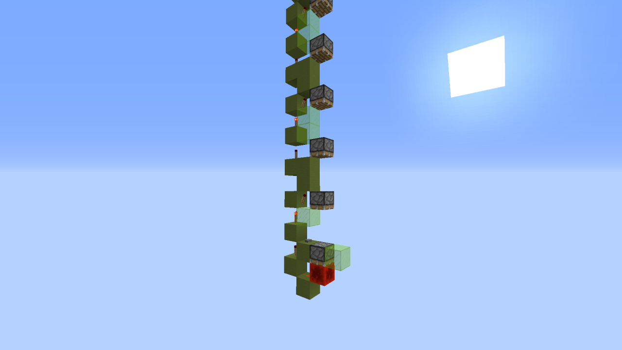 3x1 Elevator using translocation bug Minecraft Map