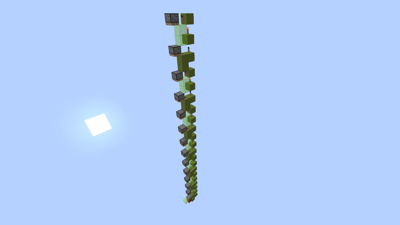 3x1 Elevator using translocation bug Minecraft Map