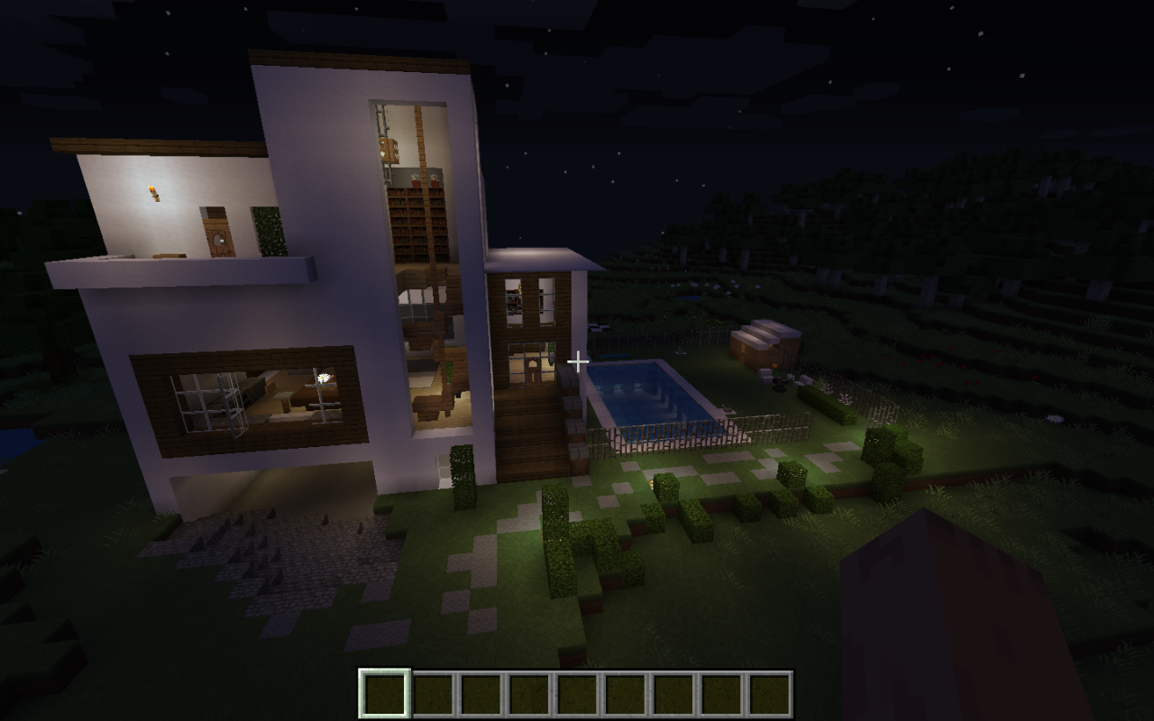 Fourth Day ~ A modern house Minecraft Map