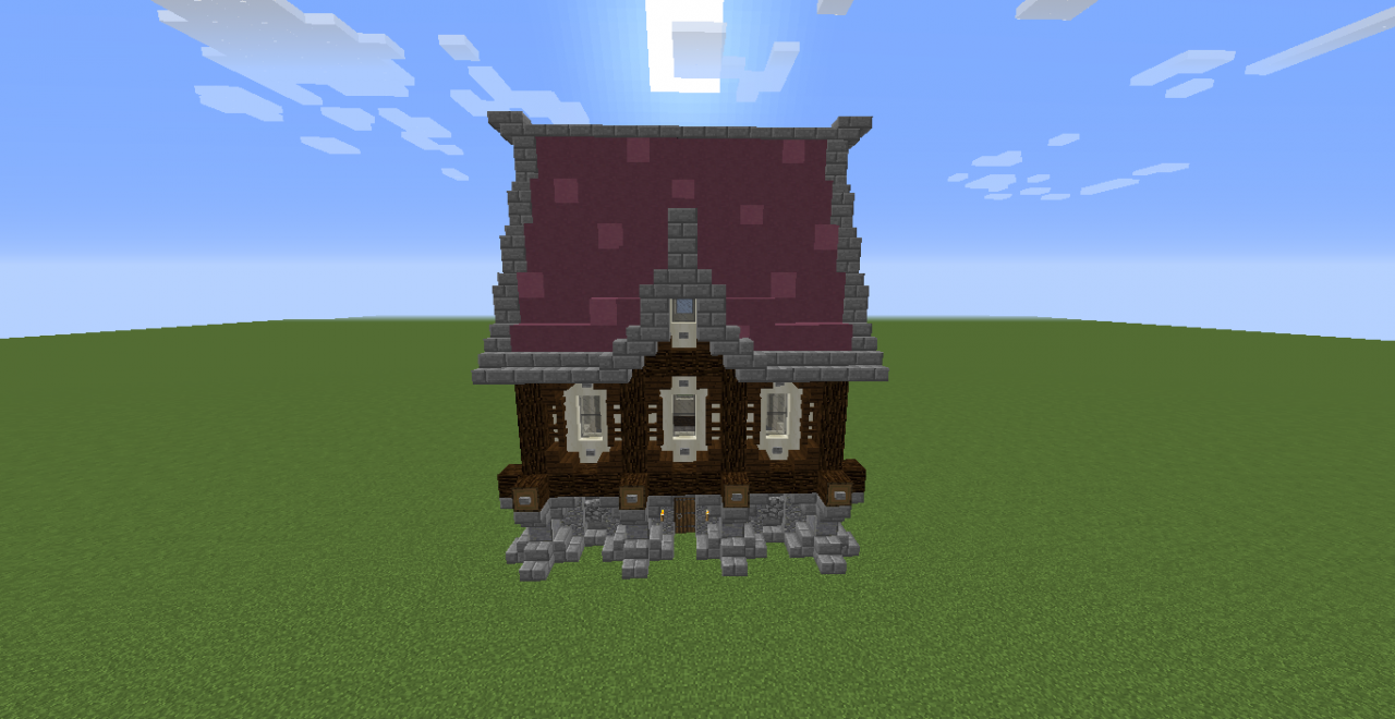 Small Nordic/Fantasy House Minecraft Map