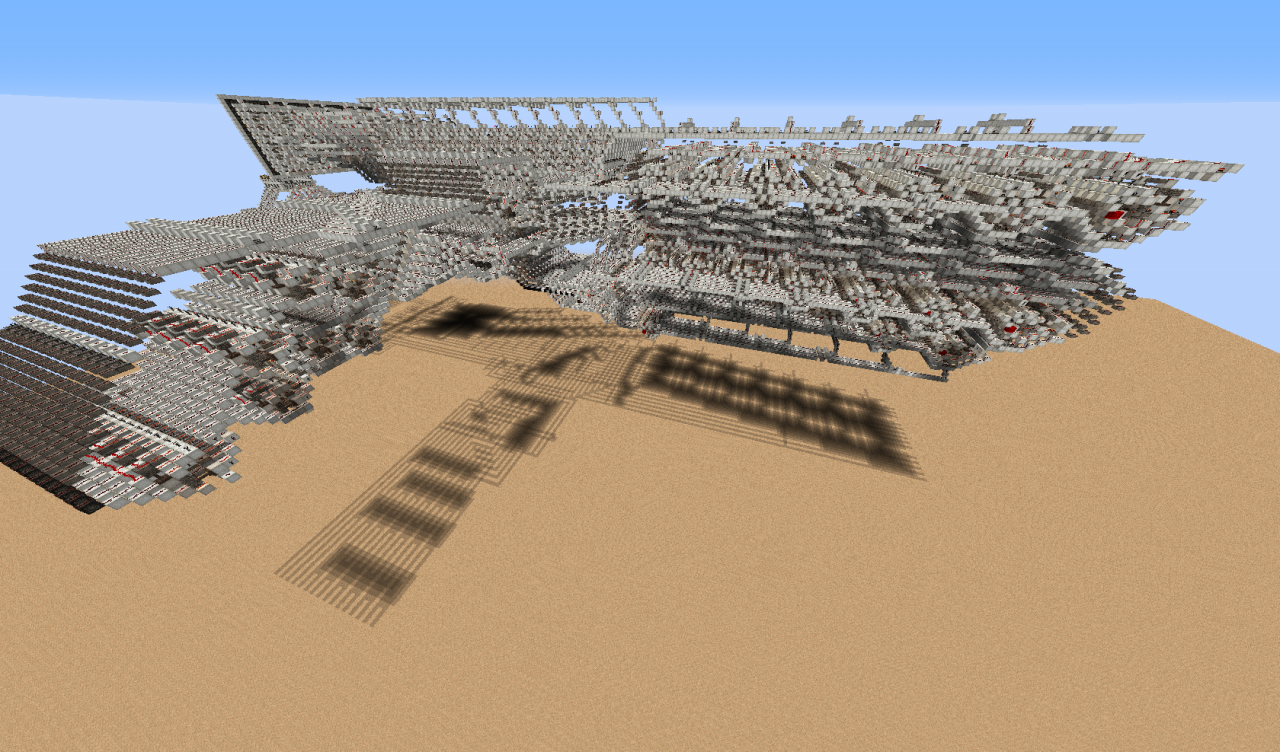 My 14Bit 5 function Calculator 1.8+ Minecraft Map