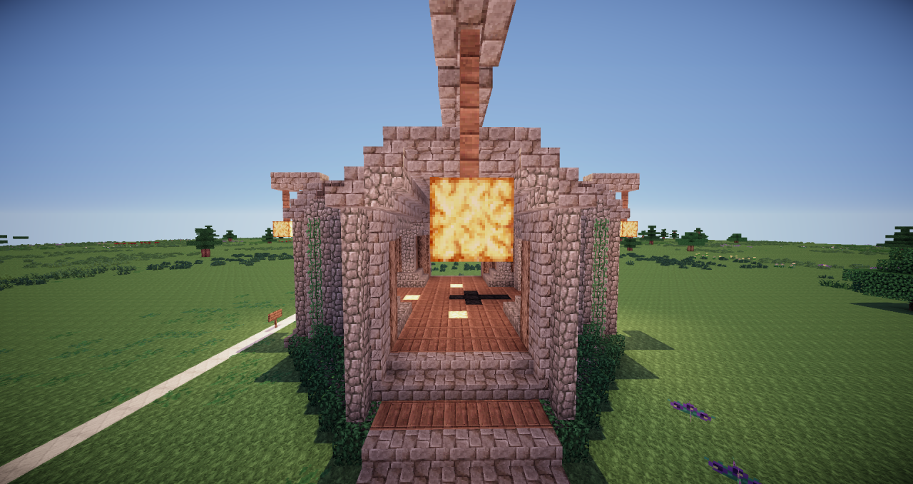 nether portal hud Minecraft Map