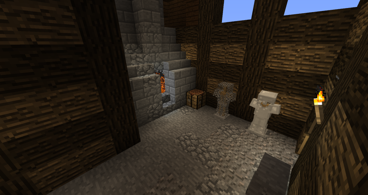 Chunk Challenge - Blacksmith's Hut Minecraft Map