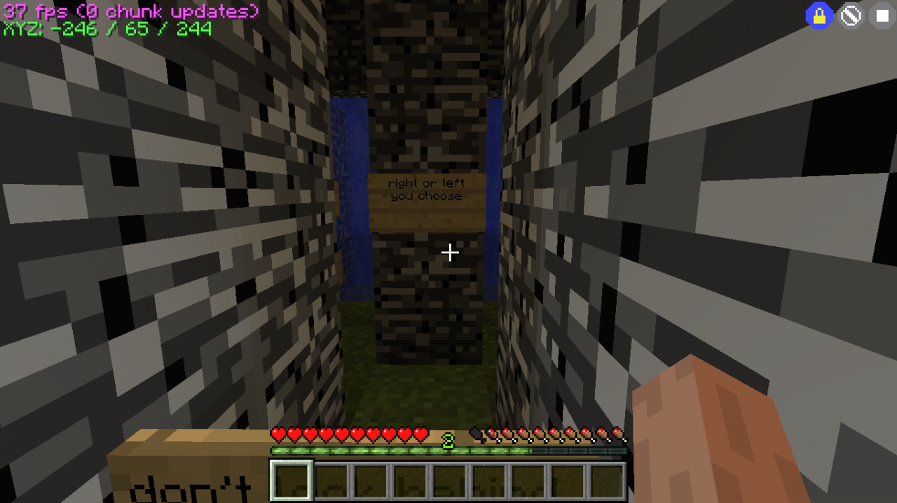 The maze Minecraft Map