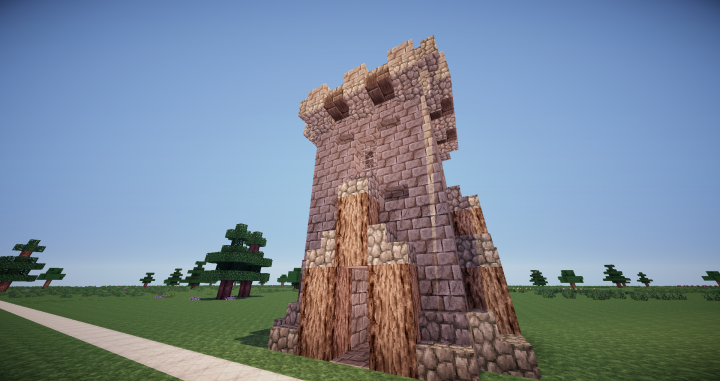 medieval guard tower Minecraft Map