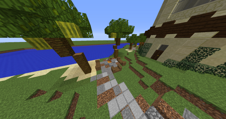Italian Island House Minecraft Map
