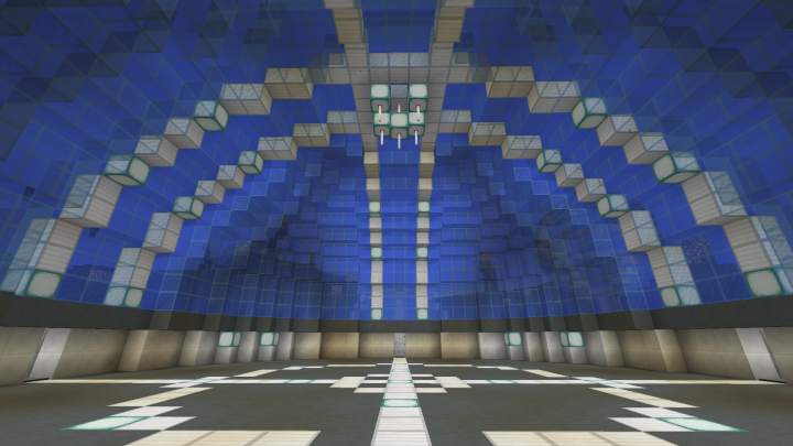 Underwater Dome/research lab Minecraft Map