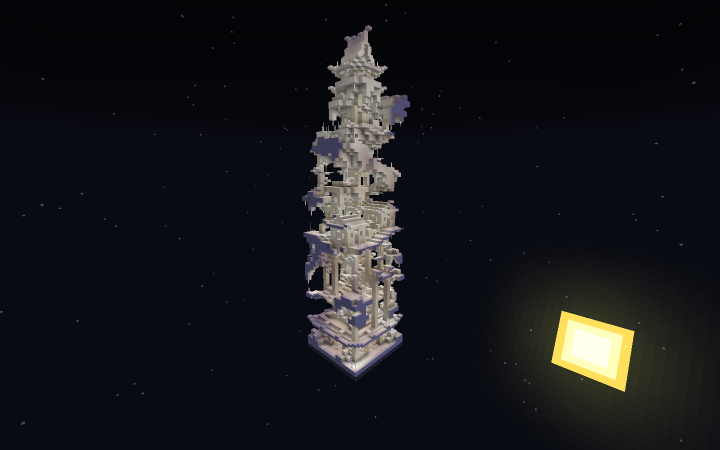 A Chunk Of Ivory: solo build contest Minecraft Map