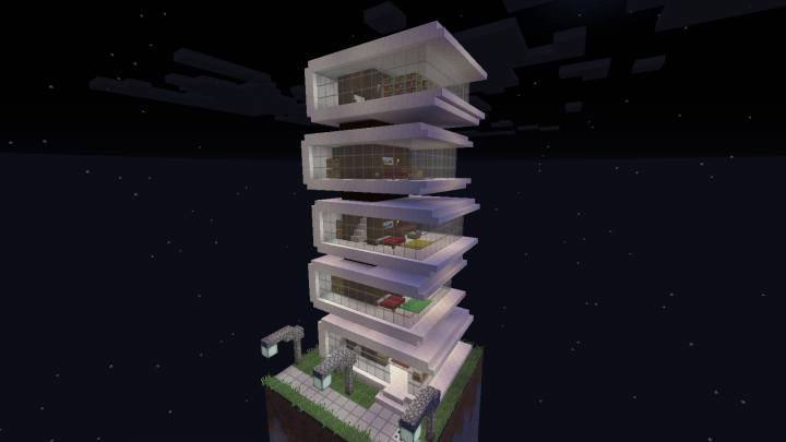 Modern College dorms # PMC BUILD CHALLENGE Minecraft Map