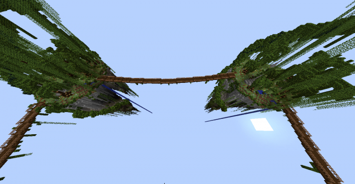 The Jungle's Bridge. Revised Minecraft Map