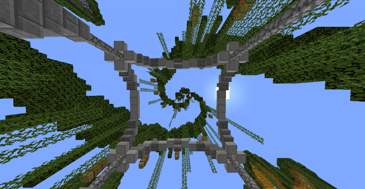 The Jungle's Bridge. Revised Minecraft Map