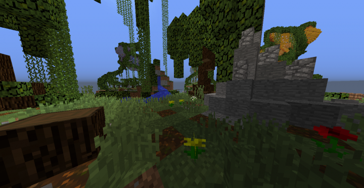 The Jungle's Bridge. Revised Minecraft Map