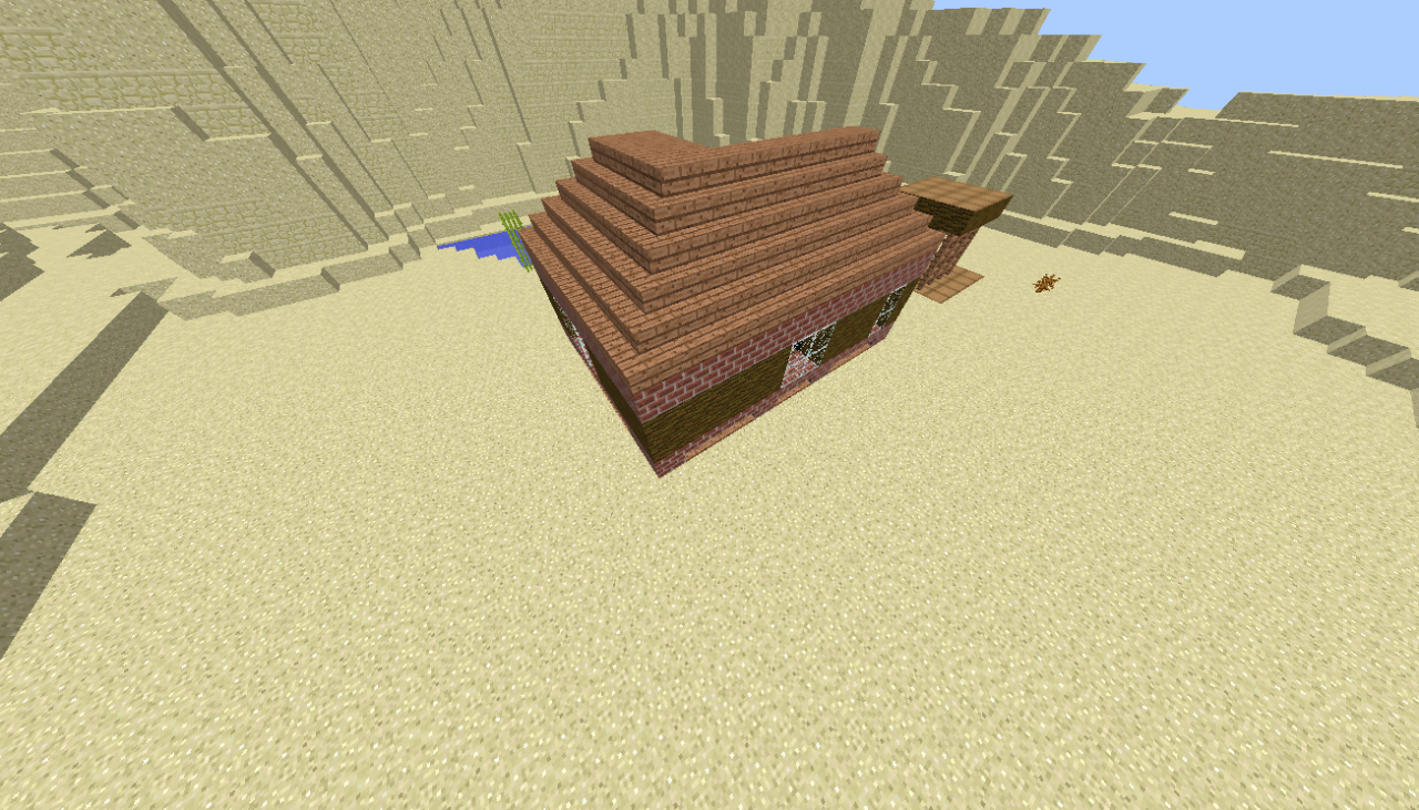 Desert house Minecraft Map