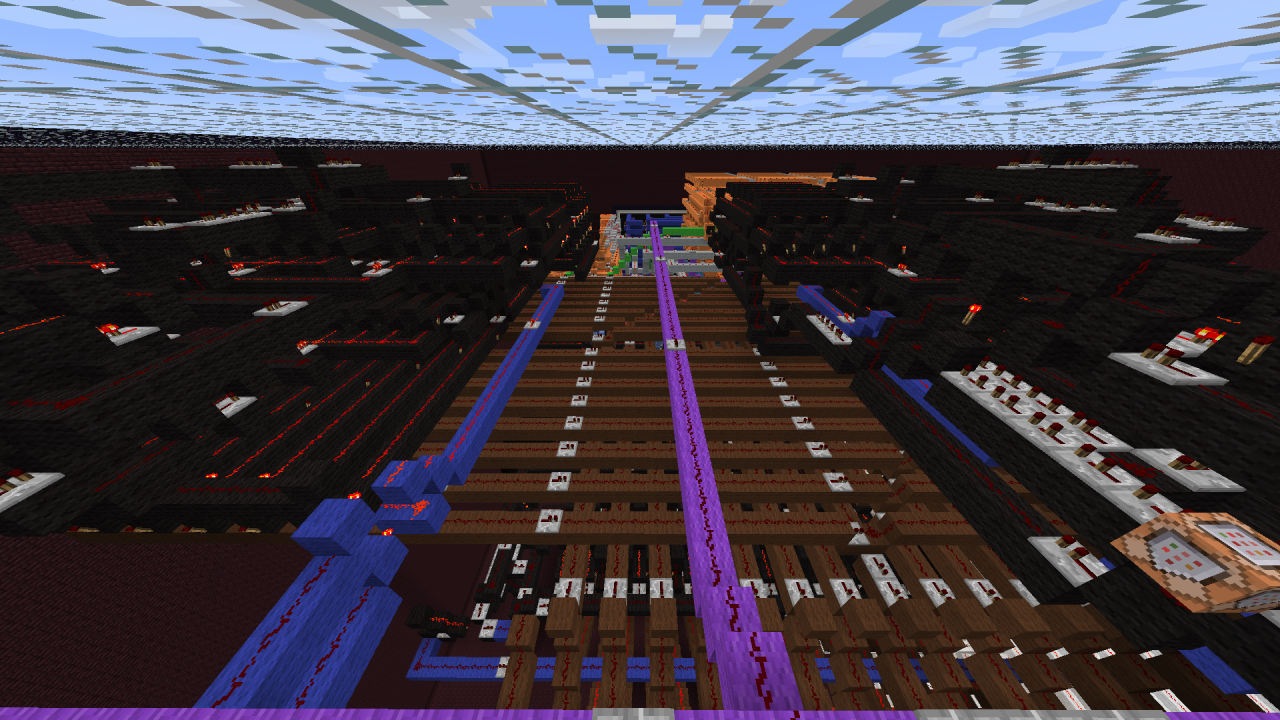Zi3 Microcontroller + Peripheral devices = Calculator Minecraft Map