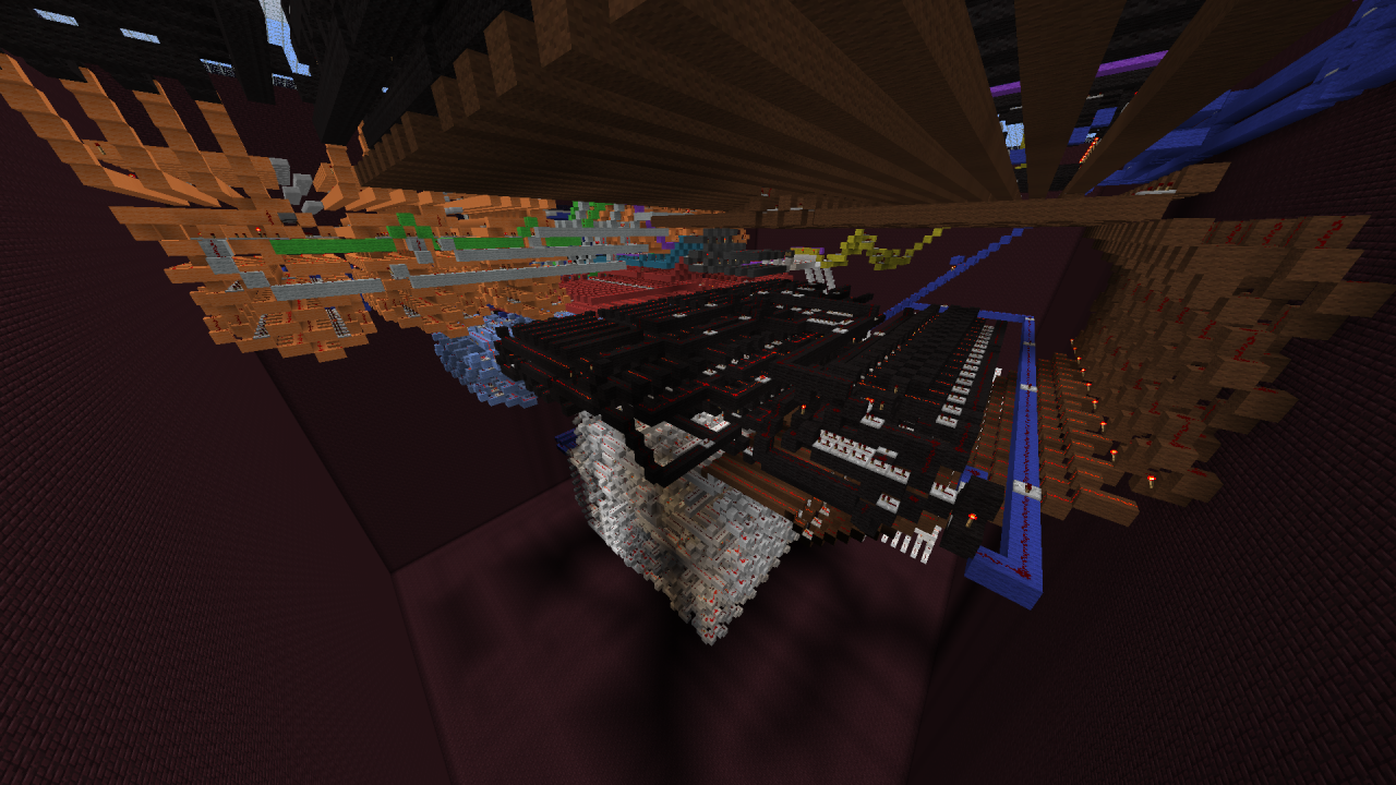 Zi3 Microcontroller + Peripheral devices = Calculator Minecraft Map