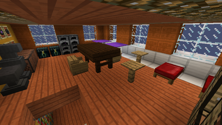 City Block with Restaurant & Department Store Minecraft Map