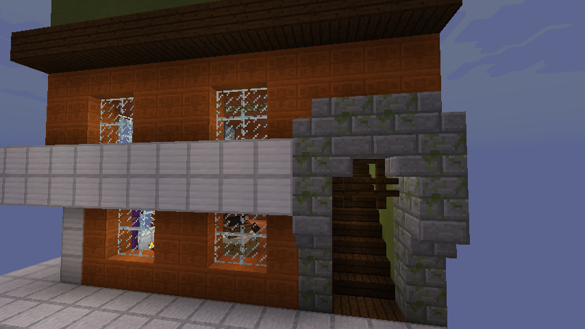 City Block with Restaurant & Department Store Minecraft Map