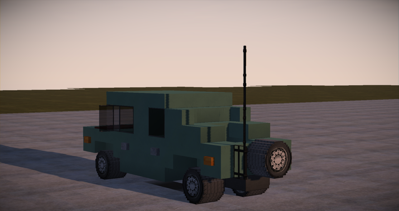 Military Humvee's Minecraft Map