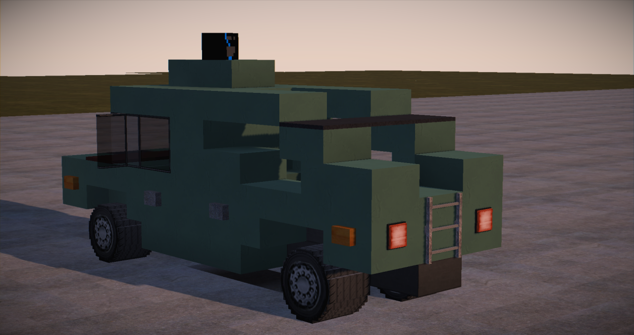 Military Humvee's Minecraft Map