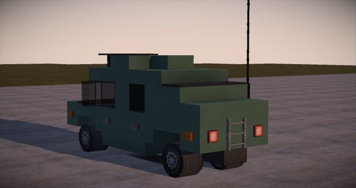 Military Humvee's Minecraft Map