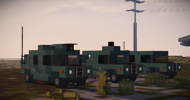 Military Humvee's Minecraft Map