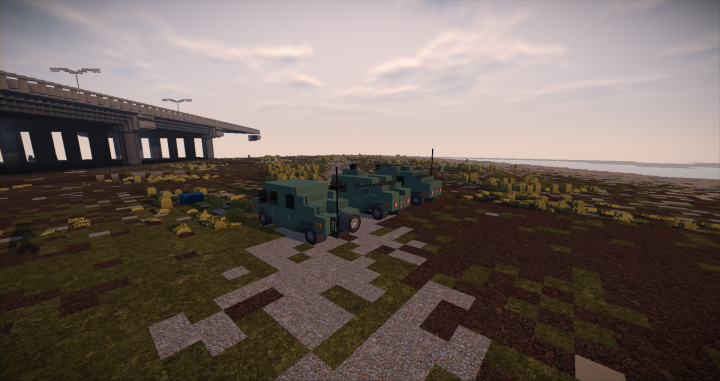 Military Humvee's Minecraft Map