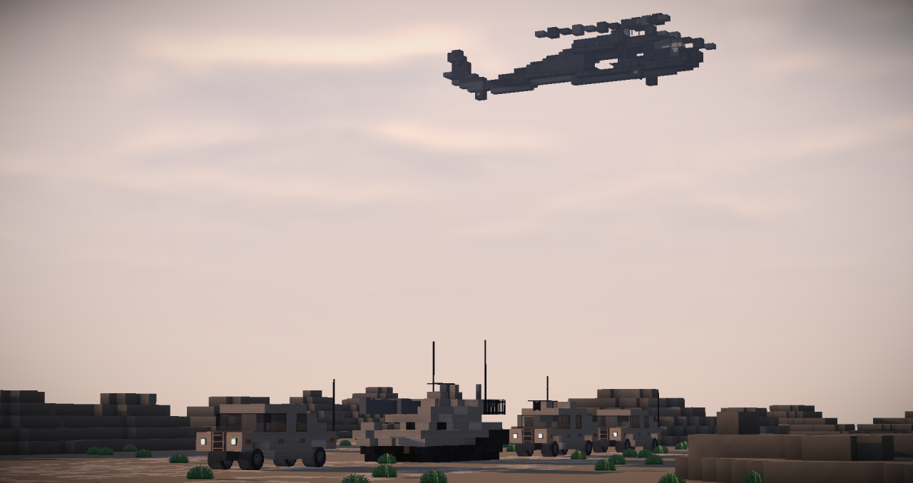 Military Humvee's Minecraft Map