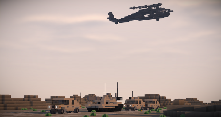 Military Humvee's Minecraft Map