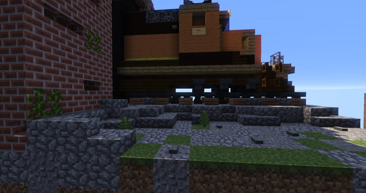Light At Last - Bnsf Train - Chunk Challenge Minecraft Map