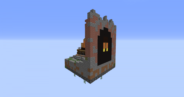 Light At Last - Bnsf Train - Chunk Challenge Minecraft Map