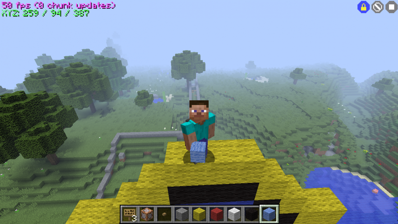 Three tests Minecraft Map