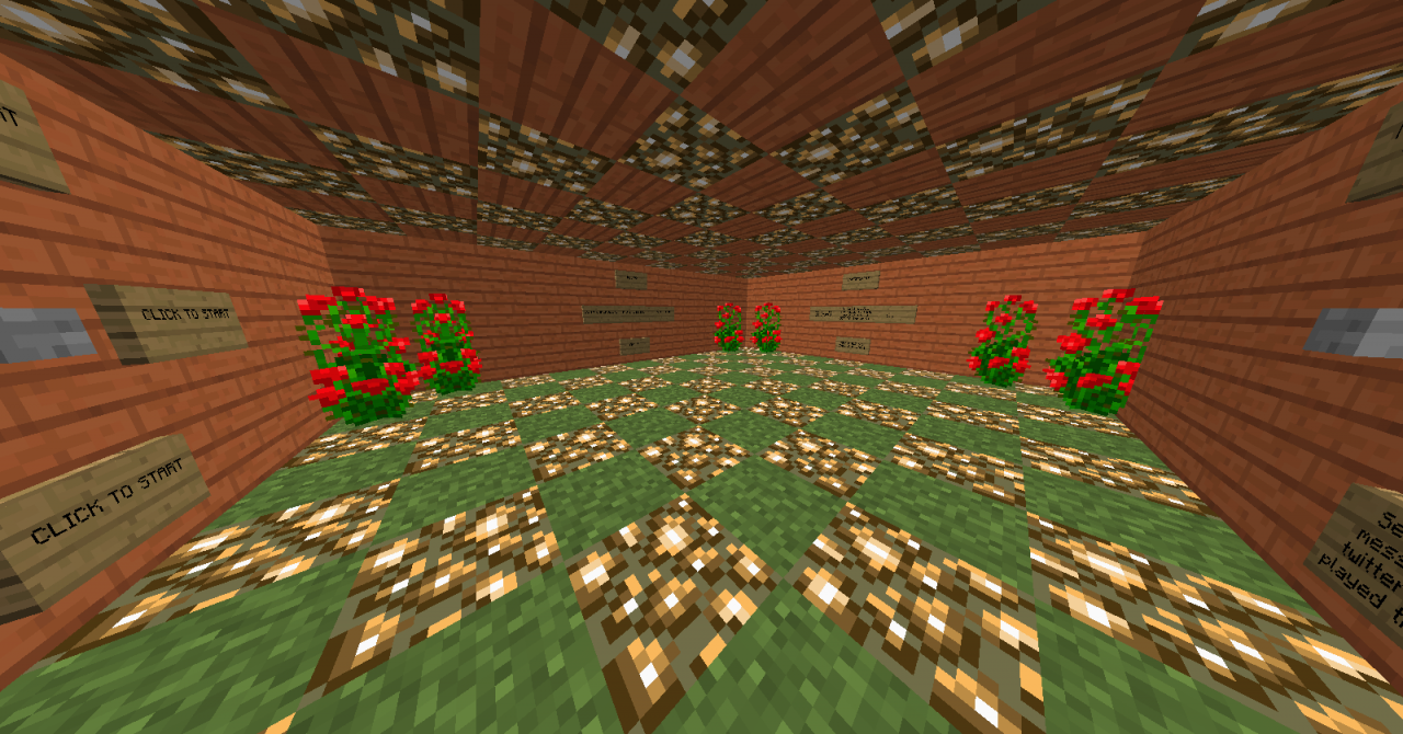 Find The Button: Vikkstar123 vs Lachlan Minecraft Map