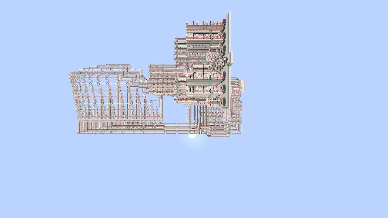 4 Function 8-Bit Calculator [Redstone] Minecraft Map
