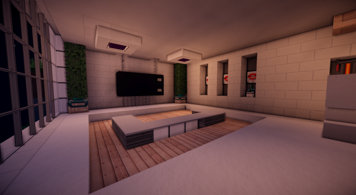 Modern House 6 - Interior Minecraft Project