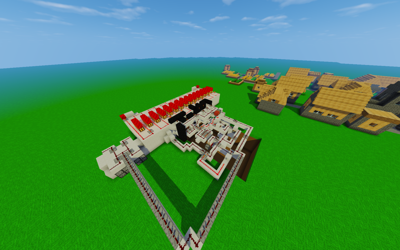 fire alarm in vanilla Minecraft without Commandblocks Minecraft Map