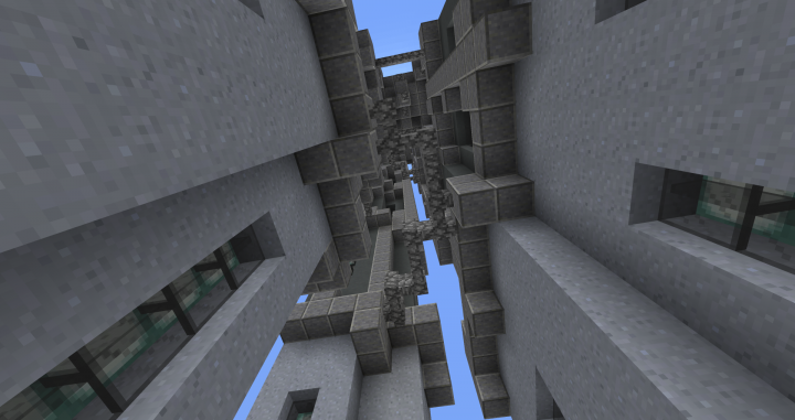 Life under the bridge - Cyberpunk/Futuristic/dystopia Entry Minecraft Map