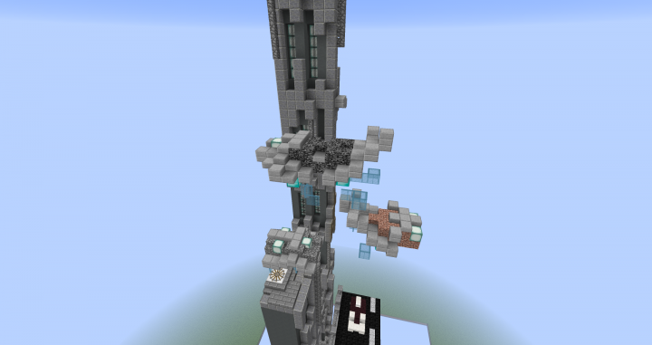 Life under the bridge - Cyberpunk/Futuristic/dystopia Entry Minecraft Map