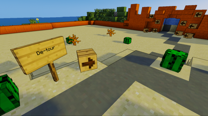 Miniature Road Runner Minecraft Map