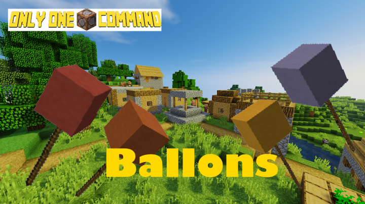 Mini Creations | Balloons - Only One Command Minecraft Map