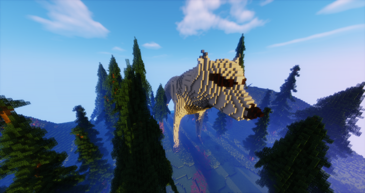 {ORGANICS} The winter Wolf & a Kawaii winter Fox Minecraft Project