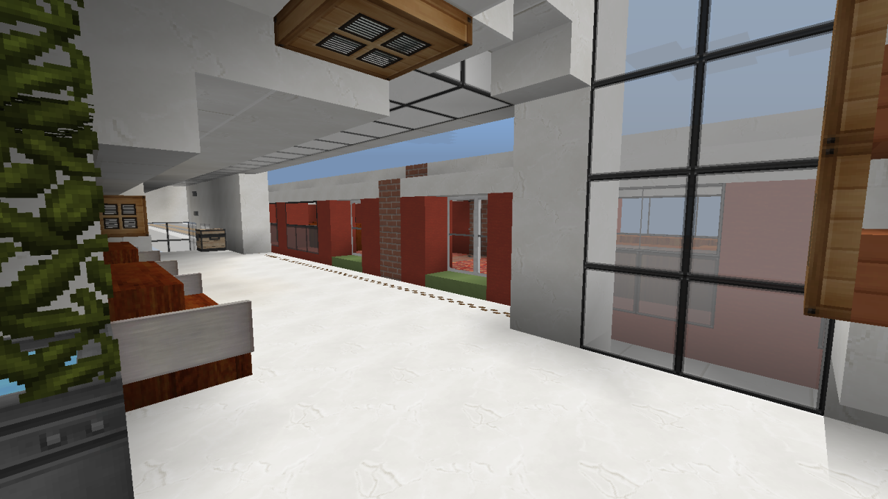 Bus and Train Terminal Minecraft Map