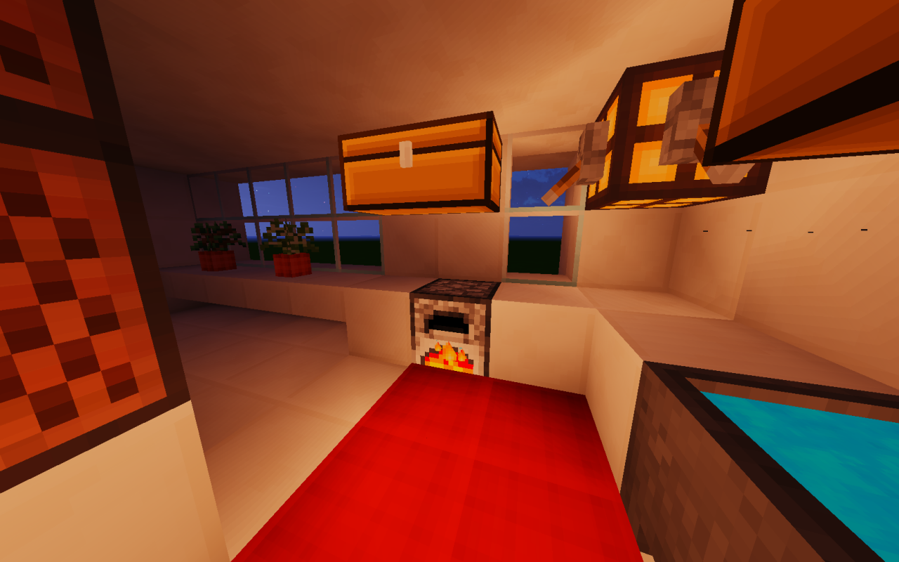 modern terraced house in Minecraft Minecraft Map