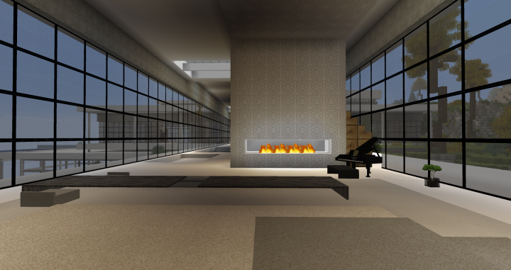 Solarium - Super luxury modern house Minecraft Map