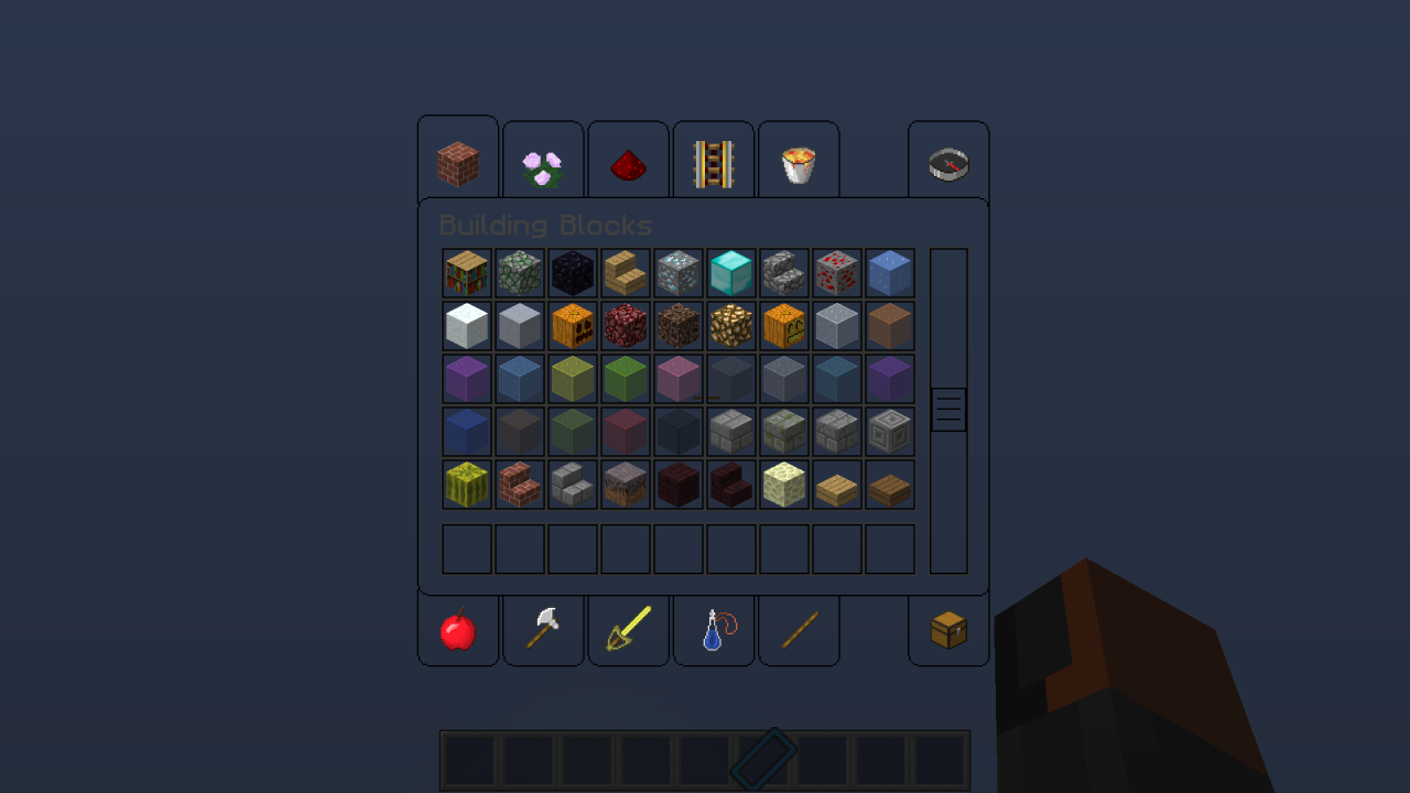 Rsdg's PvP See-Through GUI Pack Minecraft Texture Pack
