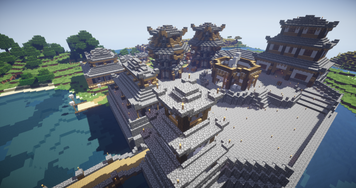 Jewango - Japanese styled village - Survival build Minecraft Map